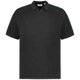 Jack & Jones Gro&szlig;e Gr&ouml;&szlig;en Jack&Jones Strick-Poloshirt Farbe schwarz Gr&ouml;&szlig;e: 4XL