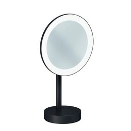Kludi VELA R LED-Kosmetikspiegel 58995N2F Vergr&ouml;&szlig;erung 3-fach, freistehend, brushed gunmetal