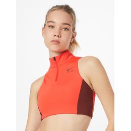 Nike Sport-BH Damen Gr&ouml;&szlig;e L burgunder / orangerot