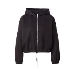 Haily's Hailys Zip-Up Hoodie 'Li44lly' female Black size XS