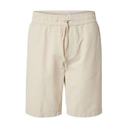 LINDBERGH Shorts 'Seersucker' Herren Gr&ouml;&szlig;e 31/32 stone / dunkelgrau