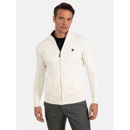 Jacey Quinn Strickjacke Herren Gr&ouml;&szlig;e S creme