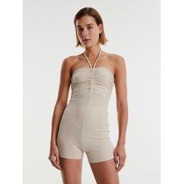 EDITED Jumpsuit 'Jackline' Damen Gr&ouml;&szlig;e M beigemeliert