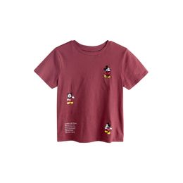 next T-Shirt 'Mickey Mouse' Damen Gr&ouml;&szlig;e 4XL/5XL gelb / burgunder / schwarz / wei&szlig;