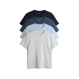 The Set T-Shirt Herren Gr&ouml;&szlig;e L navy / hellblau / rauchgrau / schwarz