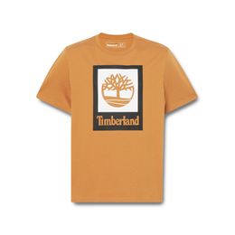 TIMBERLAND Shirt male size XL Light brown / Black / White