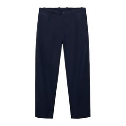 Mango Man Pleat-Front Pants 'David' male Blue size 42