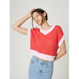 florence by mills Exclusive For About You Pullover 'Honey' Damen Gr&ouml;&szlig;e XXL pastellpink / rot