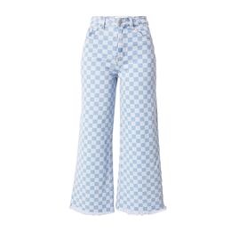 florence by mills Exclusive For About You Hose 'Justin Terry' Damen Gr&ouml;&szlig;e 27/28 blue denim / pastellblau