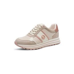 Tamaris Sneaker Damen Gr&ouml;&szlig;e 37 hellbeige / dunkelbeige / altrosa / eierschale