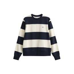 Gant Sweatshirt Herren Gr&ouml;&szlig;e S navy / wei&szlig;