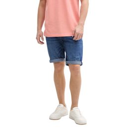 Herren Jeansshorts "PIERS", blau, Gr. S, Tom Tailor Denim, unifarben, Denim/Jeans, Obermaterial: 99% Baumwolle, 1% Elasthan. Futter: 65% Polyester,