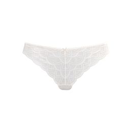 Vivance Damen String "Mirabella", Gr. 44, beige, Microtouch, Obermaterial: 87% Polyamid, 13% Elasthan, Unterhosen, rundherum aus Spitze