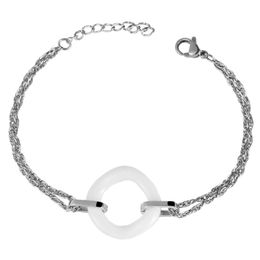 Adelia&acute;s ADELIA ́S Damen Armband "Damen Armband aus Edelstahl 16+3 cm", 19cm, Edelstahlsilber, Edelstahl, Armb&auml;nder, Ein stilvolles Geschenk f&uuml;r besondere