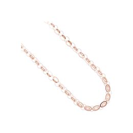 Jobo Damen Statementkette "Lange Kette Statement", Silber 925 (Sterlingsilber), L: 80ros&eacute;goldfarben, Silber 925 (Sterlingsilber), Halsketten, 925