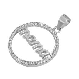 Adelia&acute;s Kettenanh&auml;nger ADELIA&acute;S "Damen Anh&auml;nger aus 925 Silber mit Zirkonia", silber, Schmuckanh&auml;nger, Damen, Silber 925 (Sterlingsilber), Kettenanh&auml;nger, Ideal zum Verschenken &ndash; schlicht und stilvoll