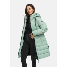 Marikoo Damen Winterjacke "Kaltn&auml;schen"smokey mint, Gr. S, Obermaterial: 100% Polyester; Futter: 100% Polyester; Wattierung: 100% Polyester;