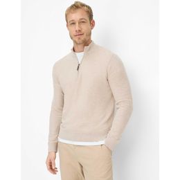Brax Herren Strickpullover Style STEFFEN beach, Beige, Gr. L