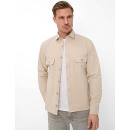 Brax Herren Overshirt Style KAY beach, Beige, Gr. XL