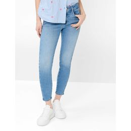 Brax Damen Five-Pocket-Hose Style ANA S USED LIGHT BLUE, denim hellblau, Gr. 48