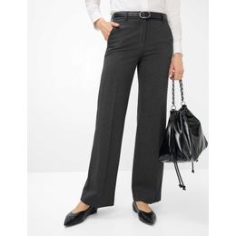 Brax Damen Palazzohose Style MAINE SMOKE GREY, dunkelgrau, Gr. 48