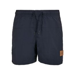 Urban Classics Jungen Badeshorts "Urban Classics Herren Boys Block Swim Shorts"navy, Gr. 146, 100% Polyamid, Badehosen