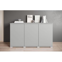 Sideboard OTTO HOME, B:120cm H:69,7cm T:39,5cm, grau, FSC-zertifizierter Holzwerkstoff, Wohnzimmer, Sideboards, "Kenia, moderne grifflose Kommode mit