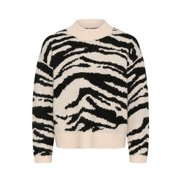 Kaffe Pullover 'Sandra' Damen Gr&ouml;&szlig;e XS creme / schwarz