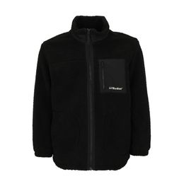 Jack & Jones Plus Jack & Jones Plus Fleece Jacket 'JJESOHO' male Black size XXXL