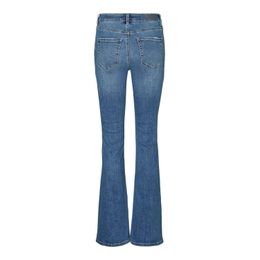 V&eacute;ro Moda VERO MODA Damen Bootcut-Jeans "VMFLASH MR FLARED JEANS LI347 GA NOOS", blau, Gr. M, unifarben, Denim/Jeans, Obermaterial: 89% Baumwolle, 9%