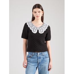 Miss Selfridge Pullover Damen Gr&ouml;&szlig;e L schwarz / wei&szlig;