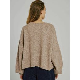 NORR Damen Cardigan "NORR Cardigan Halli"camel, Gr. 42, Obermaterial: 32% Alpaka, 32% Wolle, 30% Nylon, 6% Elasthan, Strickjacken