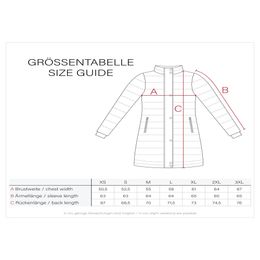 Marikoo Damen Winterjacke "Aylaraa", gr&uuml;n, Gr. XXL, Obermaterial: 90% Polyacryl, 8% Viskose, 2% Elasthan, Jacken, Elegante Designer Winterjacke