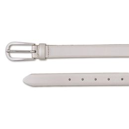 Bernd G&ouml;tz BERND G&Ouml;TZ Damen Lederg&uuml;rtel "Lederg&uuml;rtel mit elegant schmalem Schnitt", beige, Gr. 90, Rindsleder, G&uuml;rtel