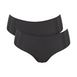Sloggi Damen Hipster "ZERO Feel 2.0", Gr. XS, schwarz, Obermaterial: 76% Polyamid, 24% Elasthan, Unterhosen