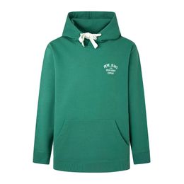 Pepe Jeans Sweatshirt 'Rufus' Herren Gr&ouml;&szlig;e XXL smaragd / wei&szlig;