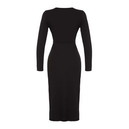 Trendyol Kleid Damen Gr&ouml;&szlig;e 34 schwarz Winterkleid