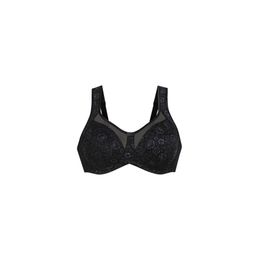 Damen B&uuml;gelloser BH "Clara Art", ANITA SINCE 1886, Gr. 85schwarz, Obermaterial: 82% Polyamid, 18% Elasthan, bedruckt, gemustert, leicht transparent,