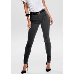 Only Damen Skinny-fit-Jeans "ONLRAIN LIFE REG SKINNY DNM", blau, Gr. M, unifarben, Denim/Jeans, Obermaterial: 53% Viskose (LENZING ECOVERO ), 29%