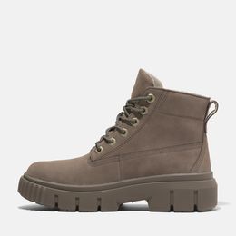 Timberland Damen Schn&uuml;rboots "GREYFIELD MID LACE UP BOOT", Gr. 38,5, braun, Leder, Schuhe, Winterstiefel, Schn&uuml;rstiefel, Winterschuhe