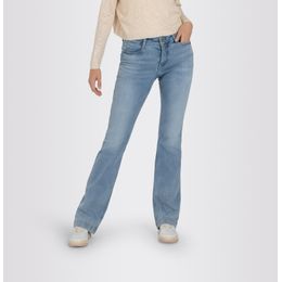 MAC Damen Bootcut-Jeans "Dream-Boot", blau, Gr. 34, Denim/Jeans, Obermaterial: 90% Baumwolle, 7% Elastomultiester, 3% Elasthan, Jeans, Gerade