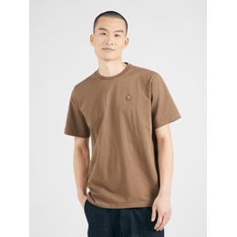 KnowledgeCotton Apparel T-Shirt 'ALDER' Herren Gr&ouml;&szlig;e XL braun