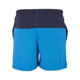 Urban Classics Herren Badeshorts "Urban Classics Herren Block Swim Shorts", blau, Gr. L, 100% Polyamid, Badehosen