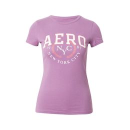 A&eacute;ropostale T-Shirt Damen Gr&ouml;&szlig;e XS lavendel / lachs / wei&szlig;