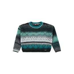 Liu Jo Pullover M&auml;dchen Gr&ouml;&szlig;e 140 t&uuml;rkis / cyanblau / anthrazit / hellgrau