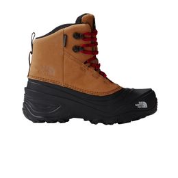 The North Face Kinder Winterstiefel "Y CHILKAT V LACE WP", Gr. 35, braun, Leder, Schuhe, Snowboots, Winterboots, Winterschuhe, wasserdicht