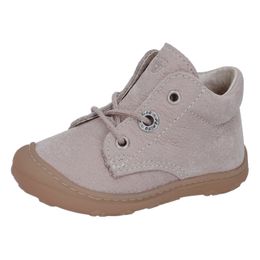 Baby Lauflernschuh "CORY W WMS: Weit", Pepino BY RICOSTA, Gr. 22, grau, Leder, Schuhe, Schn&uuml;rschuh m. Weiten-Me&szlig;system, Leder, Gr&ouml;&szlig;enschablone zum