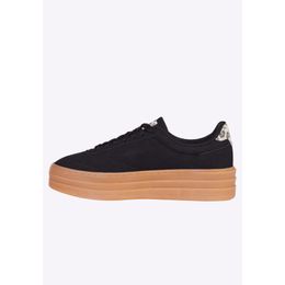 Lotto Damen Sneaker, Gr. 40, schwarz, Synthetik, Schuhe