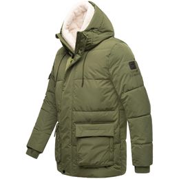 STONE HARBOUR Herren Winterjacke "Lauroo XX", gr&uuml;n, Gr. L, Obermaterial: 100% Polyester; Innenfutter: 100% Polyester; Wattierung: 100% Polyester;