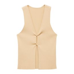 Mango Top 'CHACHI' Damen Gr&ouml;&szlig;e S beige